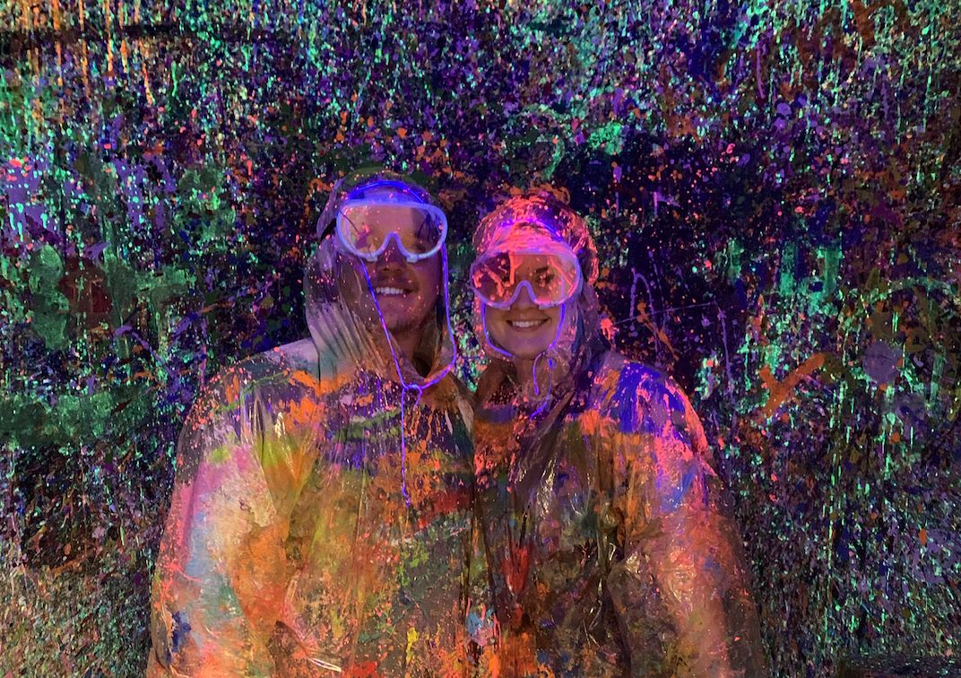 BYOB Splatter Paint Date Night for Two | Plano | Texas | Giftory
