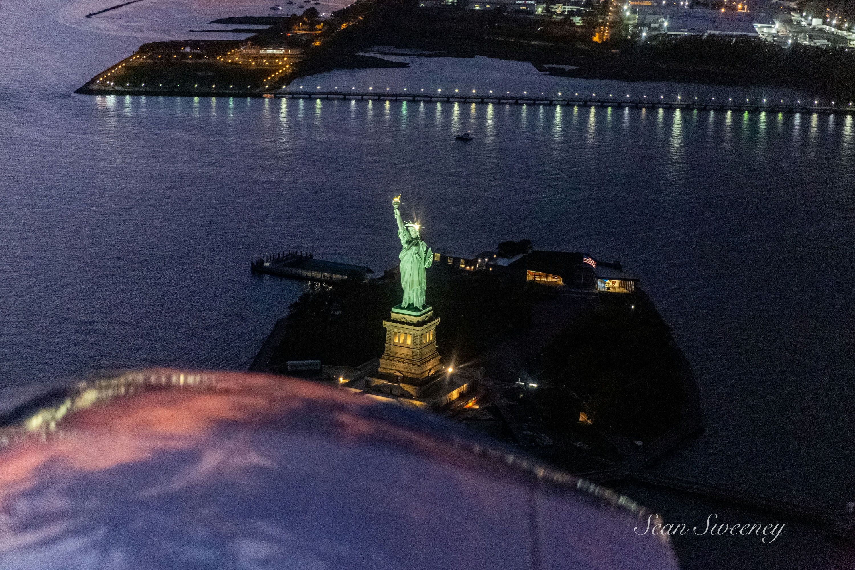 Statue of Liberty Plane Tour at Night | Linden | New Jersey | Giftory